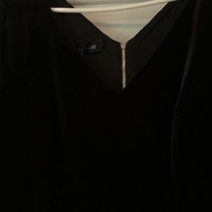 Modcloth | Dresses | Nwt Modcloth Black Velvet Dress | Poshmark